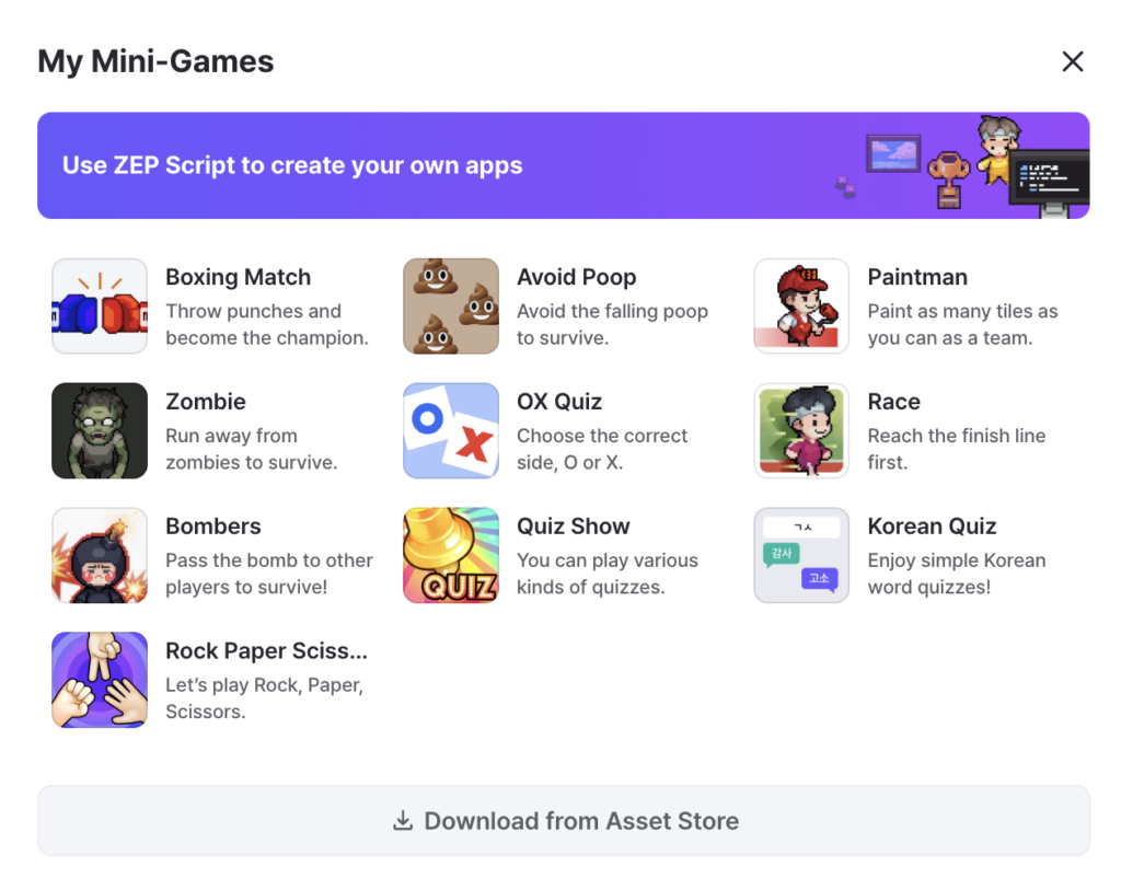 Mini-Games In ZEP Can Break the Ice! For Anyone Who Hate Awkward Online ...