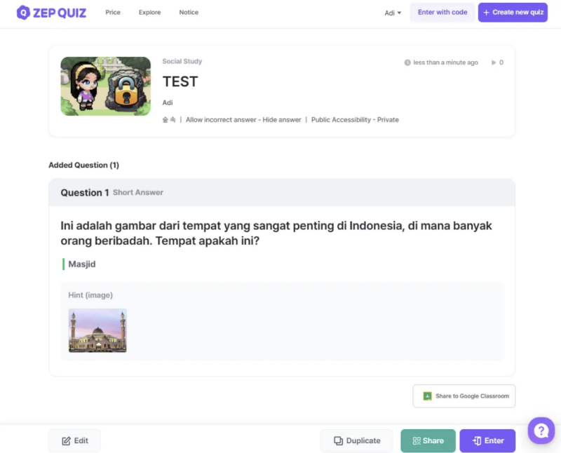 🧩[ZEP Quiz] Cara membuat kuis lebih mudah dan sederhana - ZEP Blog